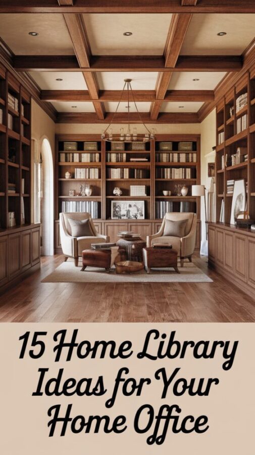 15 Inspiring Home Library Ideas for Your Home Office - Biopreneur