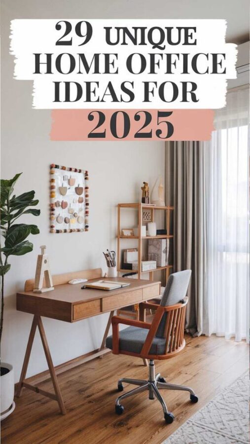 29 Unique Home Office Ideas for 2025 - Biopreneur